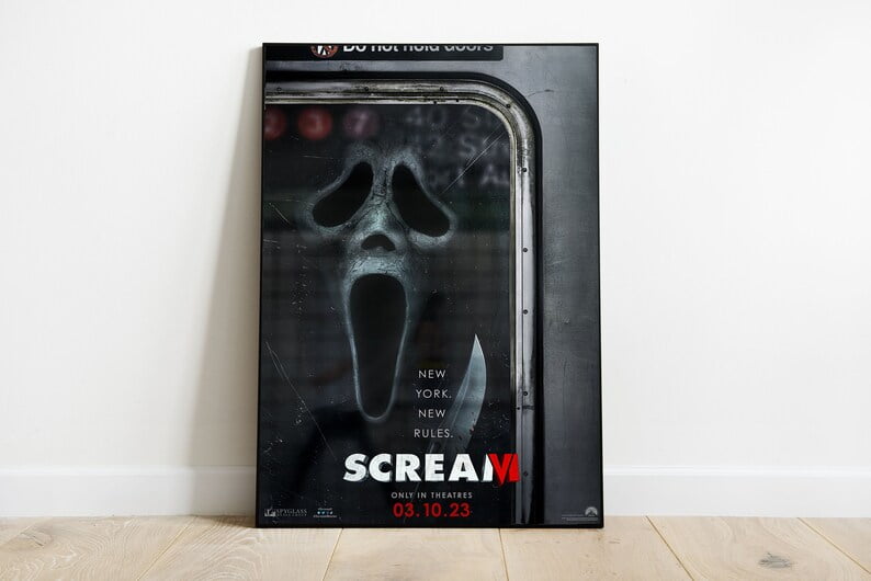 POSTER Scream Movie Poster | Horror Movie Poster | Ghost Poster | Ghostface poster | Vintage ...