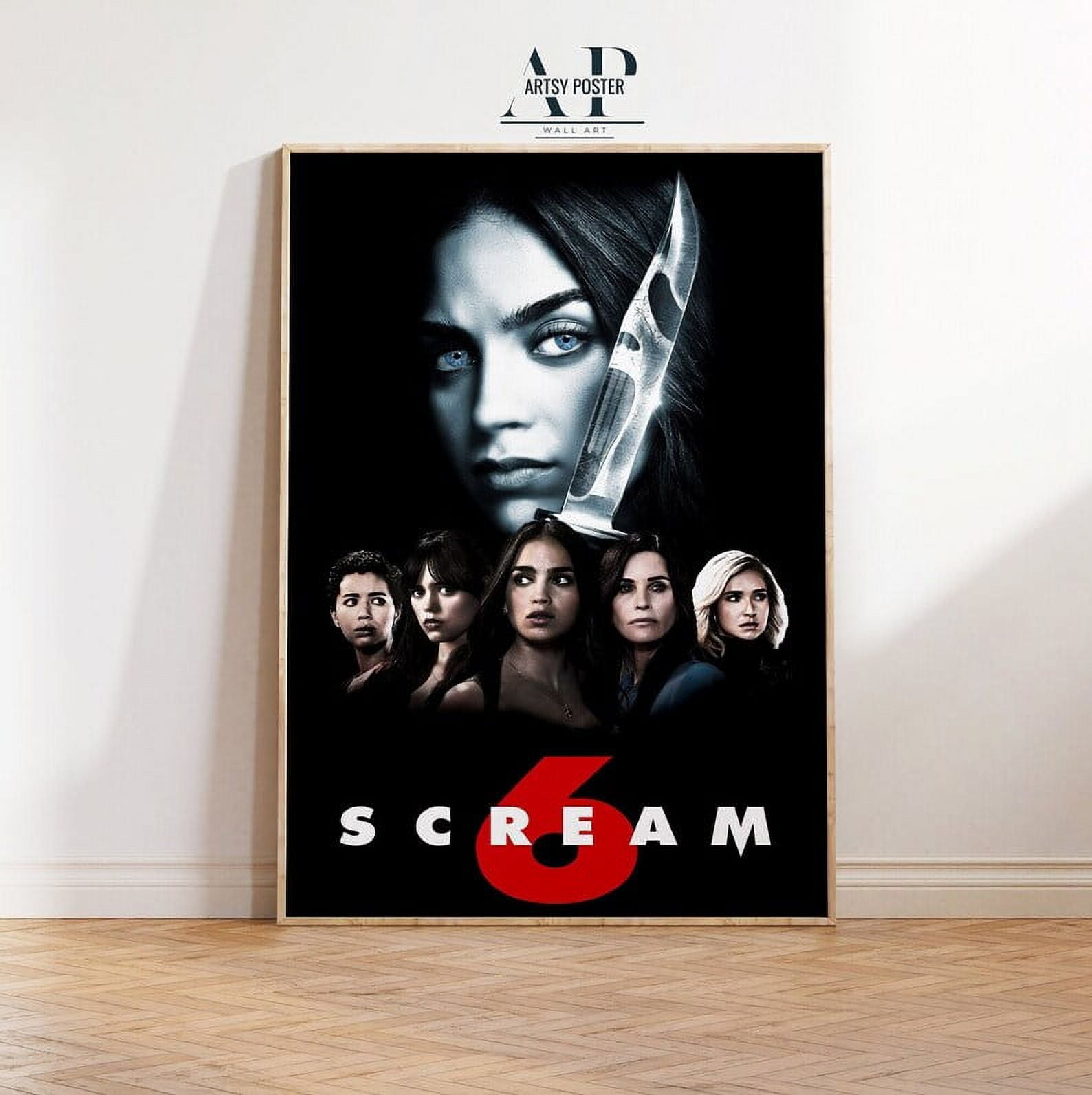 POSTER Scream VI Poster - Latest Horror Movie Art - Ghostface Killer ...
