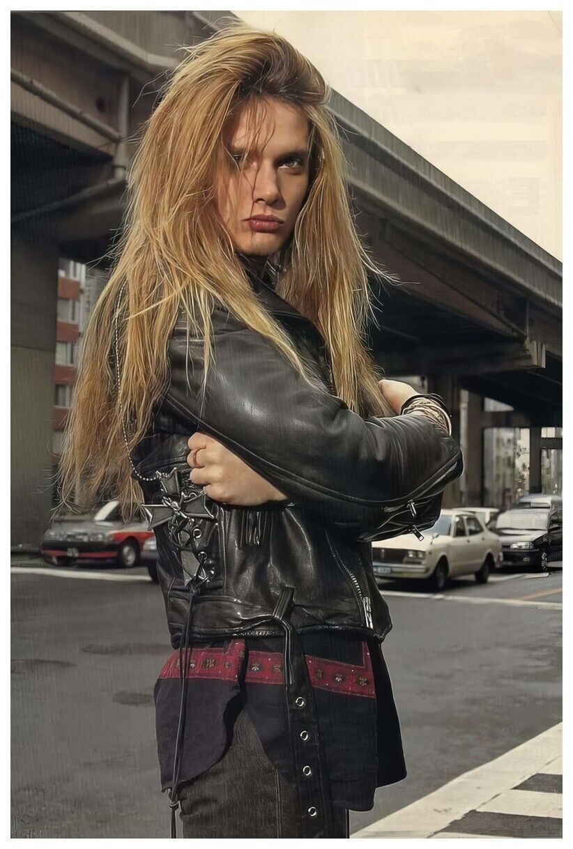 POSTER Sebastian Bach Poster Photo Rare Print Wall Art Print Skid Row ...