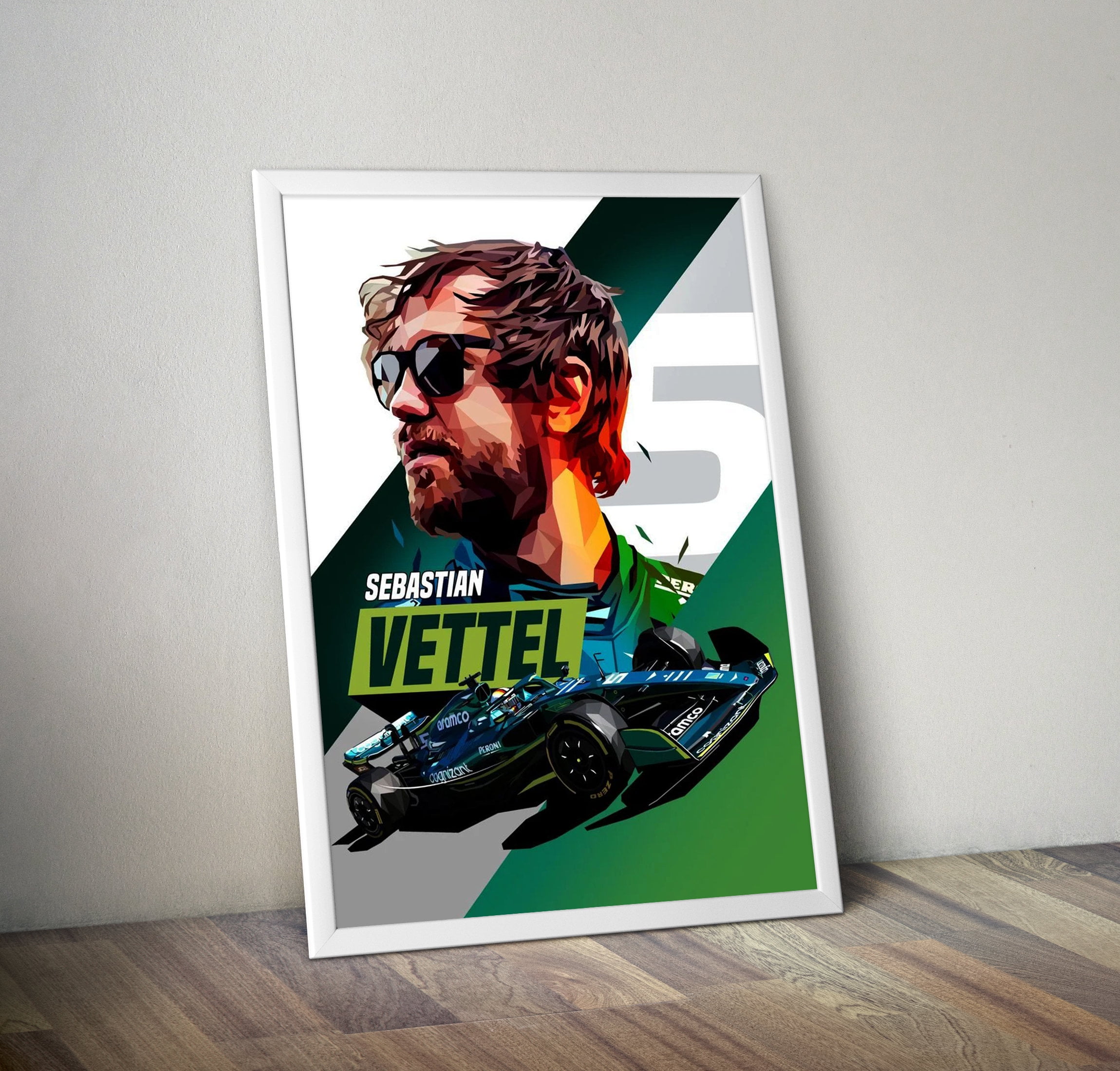 POSTER Sebastian Vettel Poster F1 Poster F1 Car Poster F1 Car Formula 1 ...