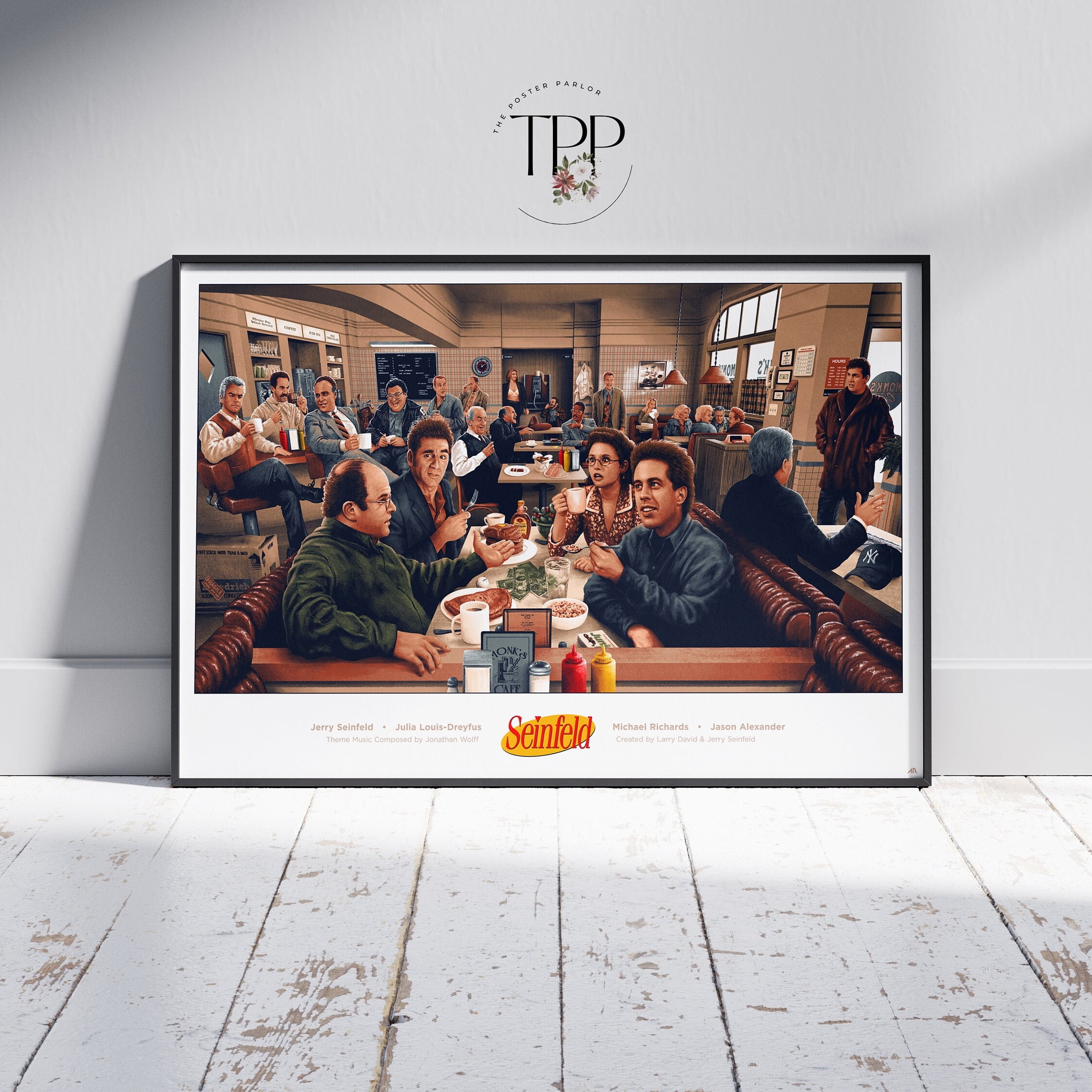 POSTER Seinfeld TV Show Poster, Classic Sitcom Art, Jerry, Elaine ...