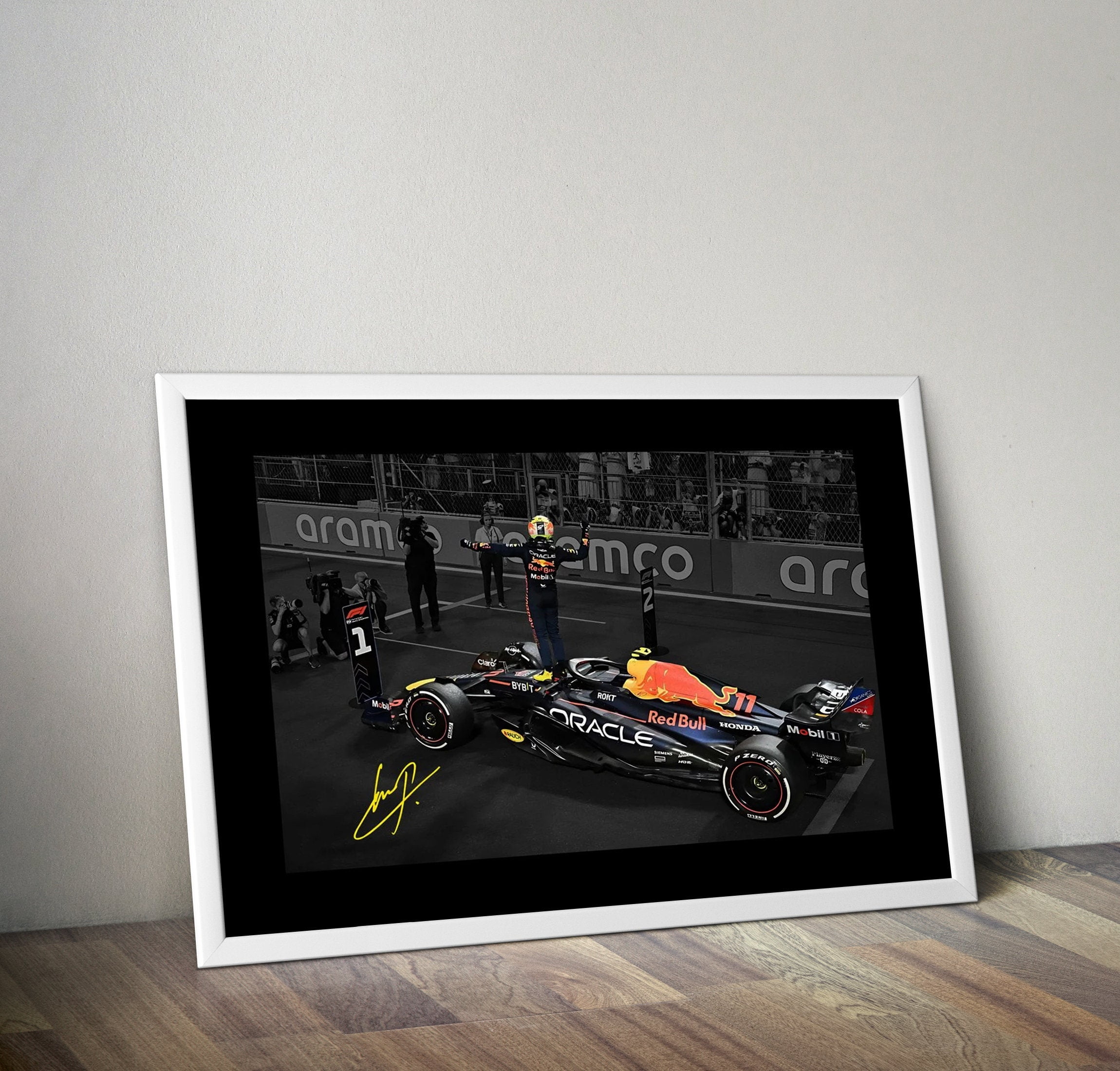 POSTER Sergio PÃ©rez 2023 F1 Poster Redbull Racing Poster 2023 F1 Car ...