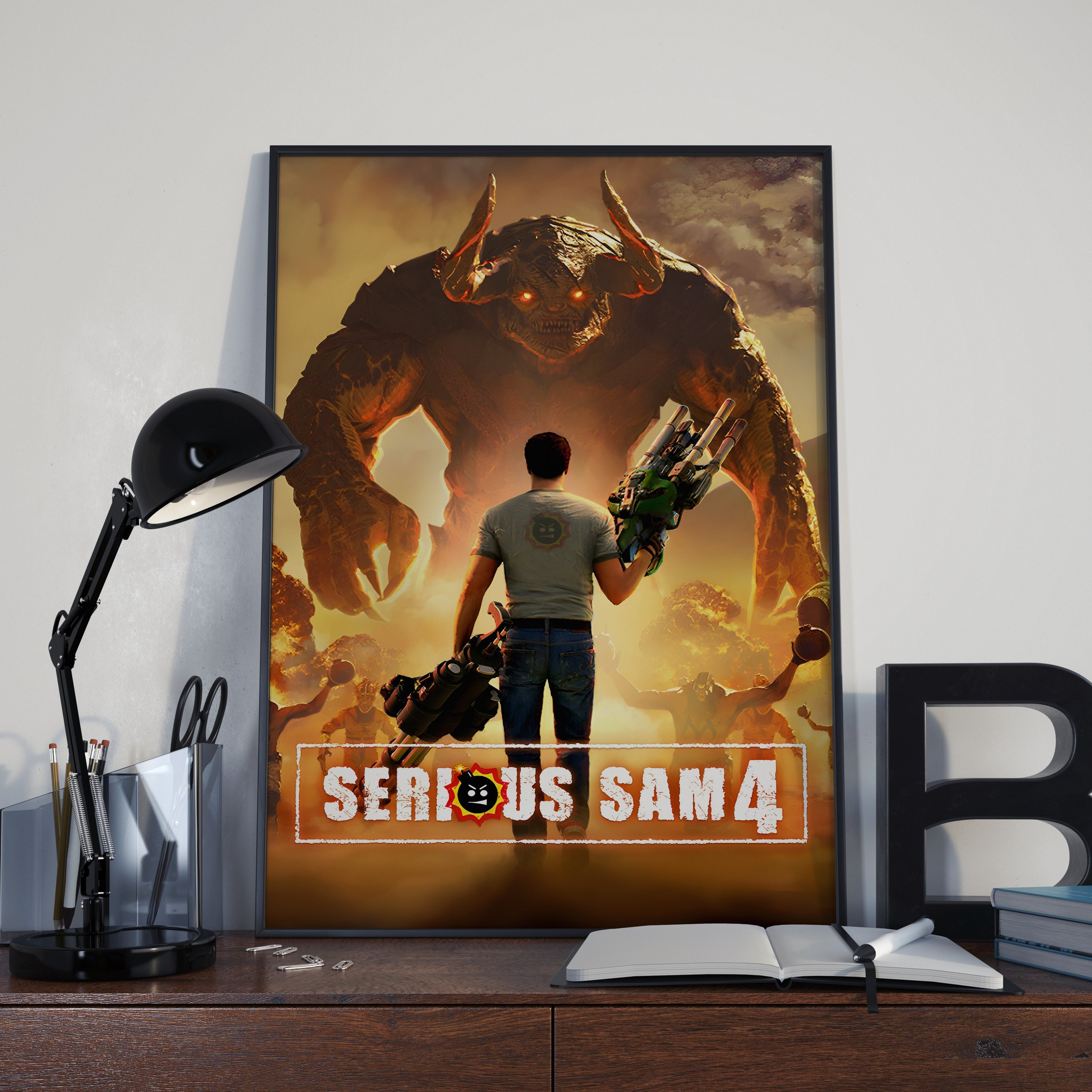 POSTER Serious Sam 4 Poster Print | Gaming Poster | Room Decor | Wall Decor | Gaming Decor ...