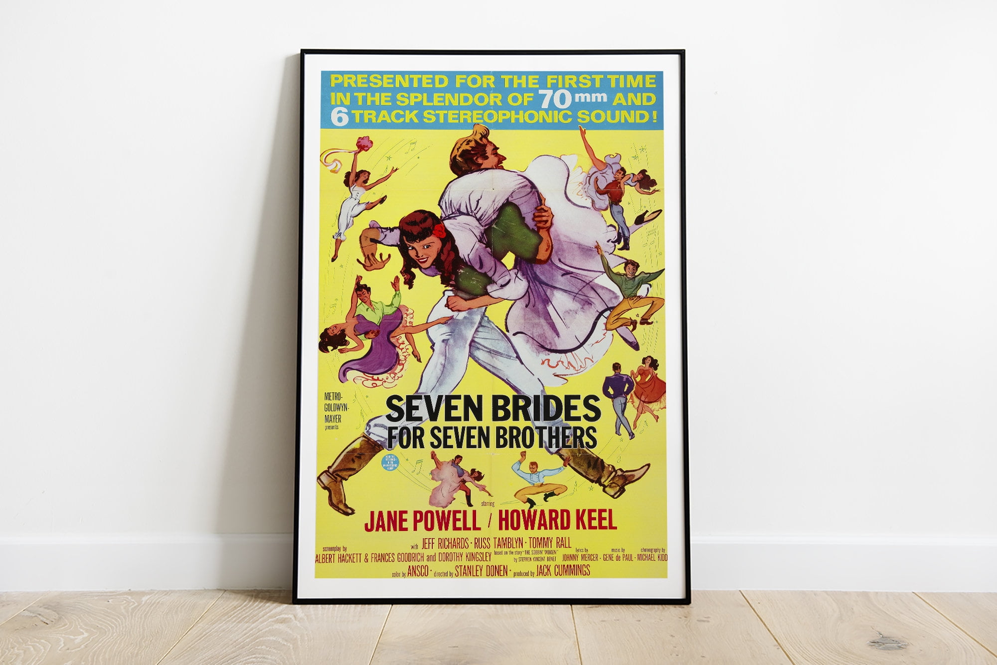 POSTER Seven Brides for Seven Brothers Movie Poster - Classic 1954 ... POSTER Seven Brides for Seven Brothers Movie Poster - Classic 1954 ...