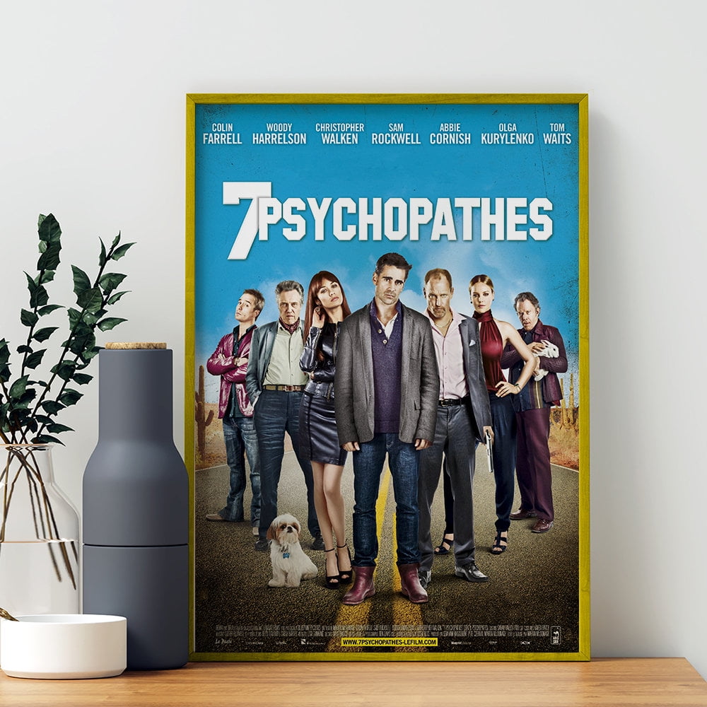 POSTER Seven Psychopaths Movie Poster Classic Film, Wall Art, Room ...