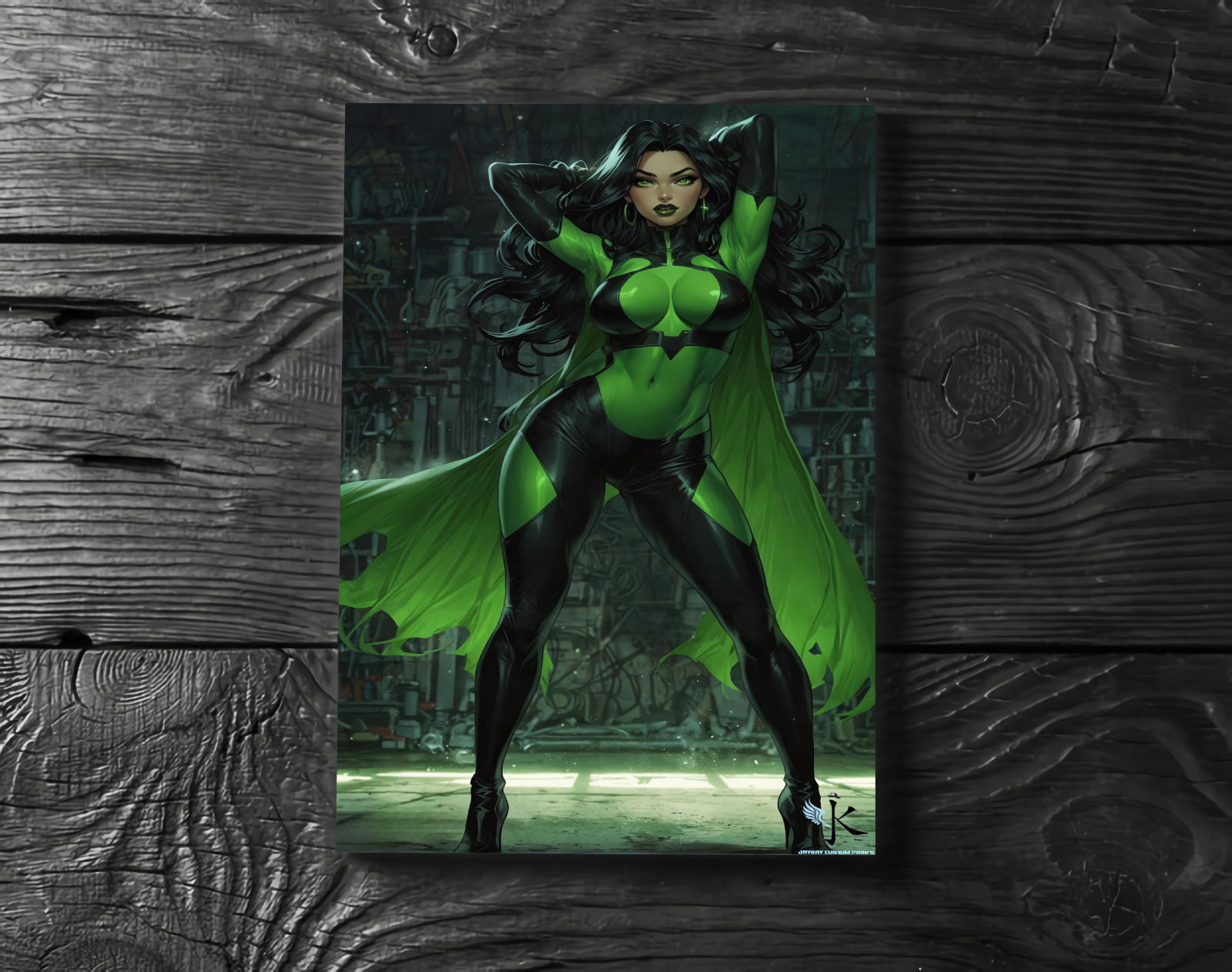 POSTER Sexy Shego Kim Possible Anime Girl Poster Print-8x12-UNFRAMED ...
