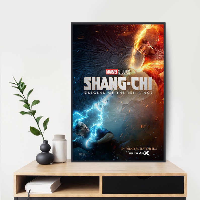 POSTER Shang-Chi and the Legend of the Ten Rings Movie Poster Art Movie ...
