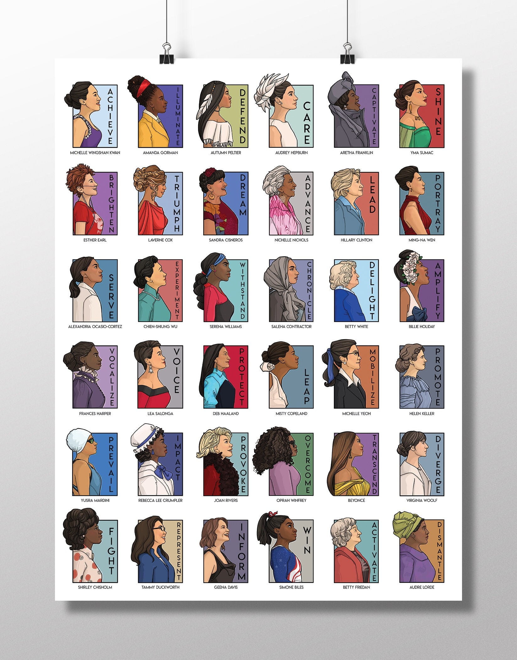 POSTER She Series Collage - Special 36 Real Women Collection Poster ...