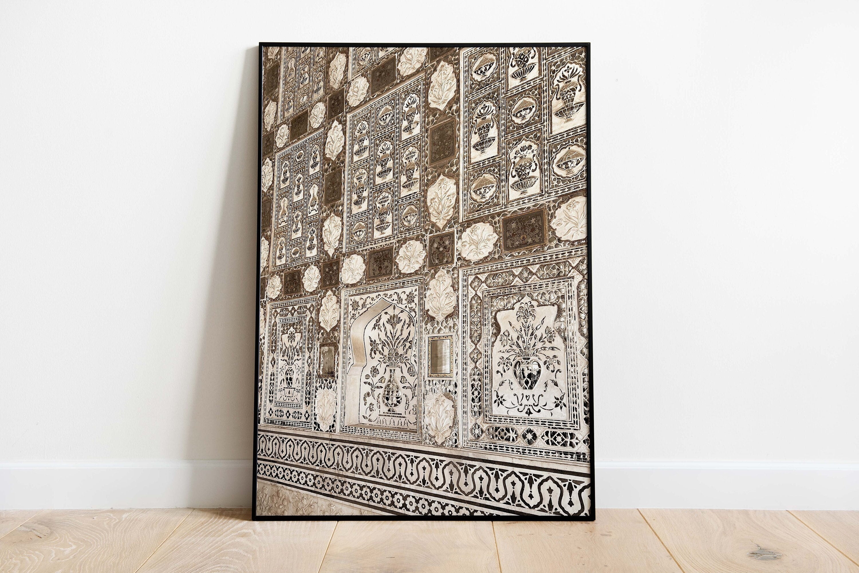 POSTER Sheesh mahal Indian Palace Wall Art, Jaipur Architecture Travel ...