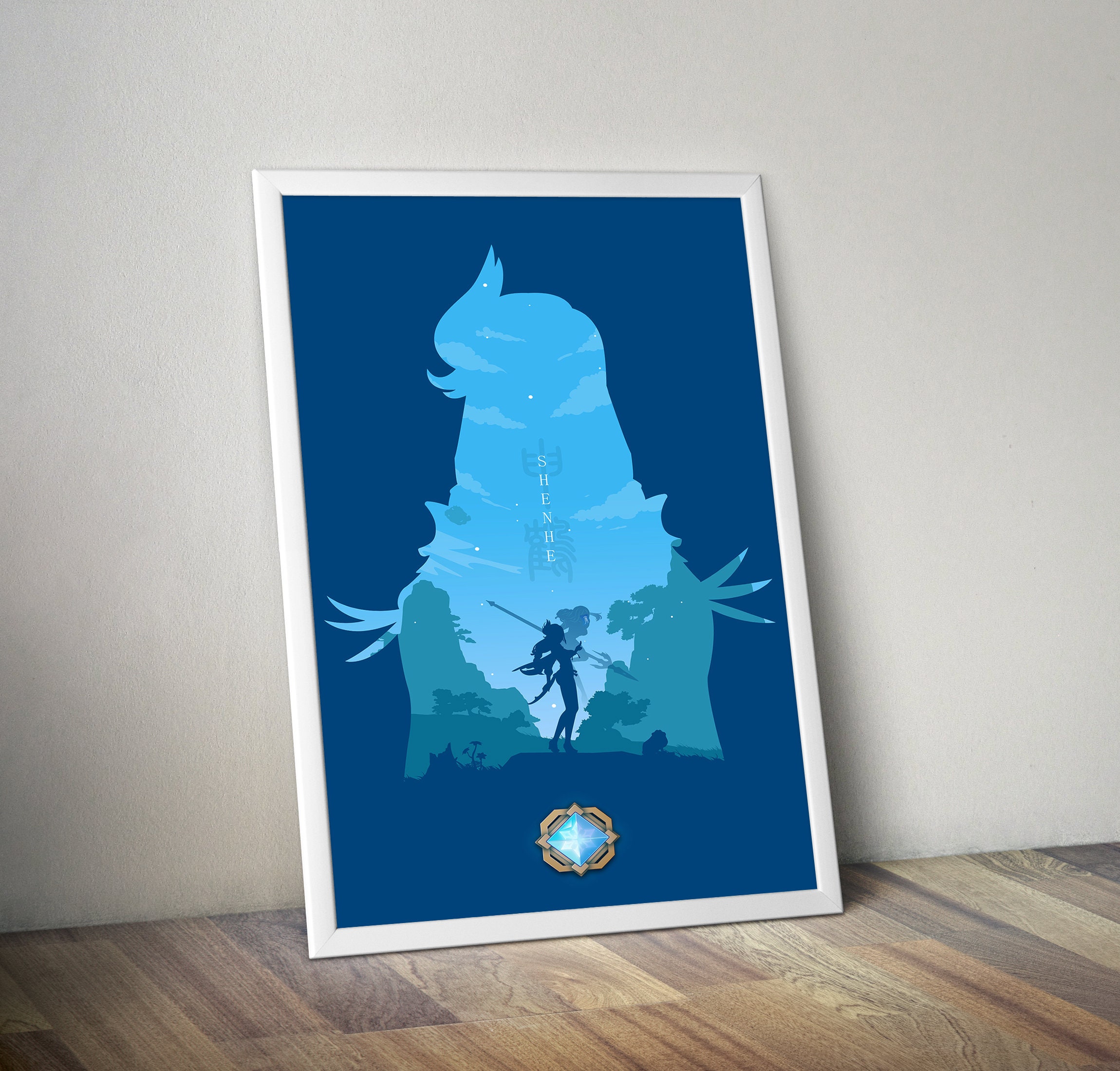 POSTER Shenhe Genshin Impact Genshin Impact Poster Anime Twitch Decor ...