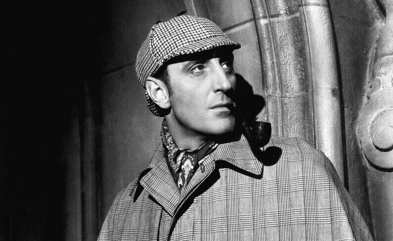 POSTER Sherlock Holmes Basil Rathbone Vintage Studio Photo Poster-16x24 ...