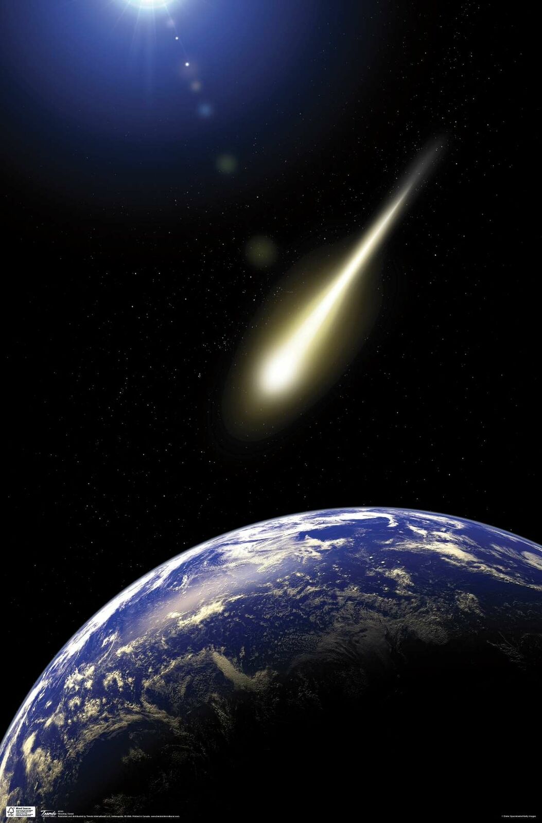 POSTER Shooting Comet Poster-12x18-UNFRAMED - Walmart.com