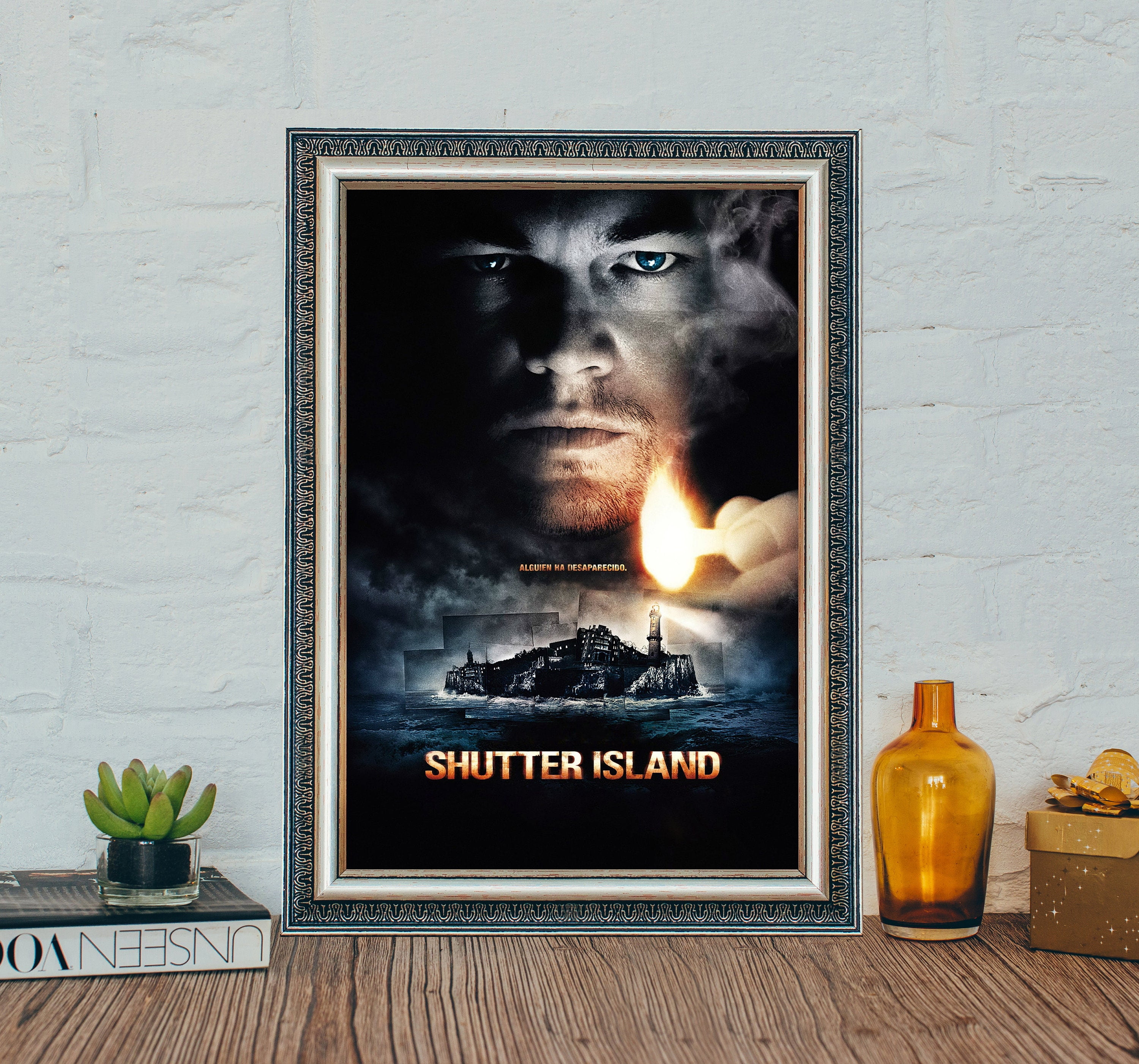 POSTER Shutter Island Movie Poster, Shutter Island Classic Vintage Movie Poster, Leonardo ...