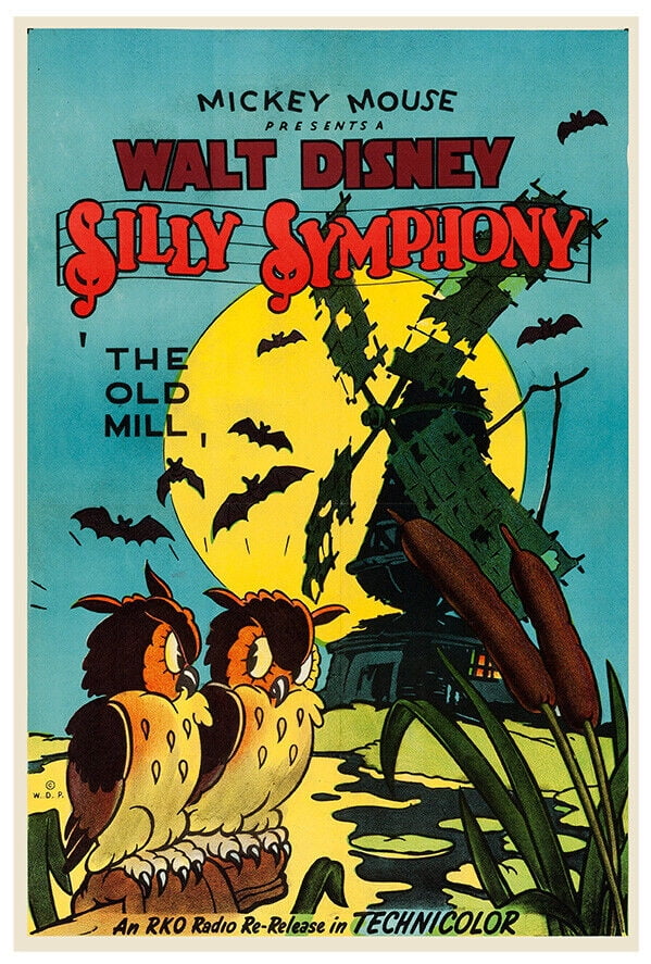 POSTER Silly Symphony - The Old Mill - Disney Classic Cartoon - 1937 ...