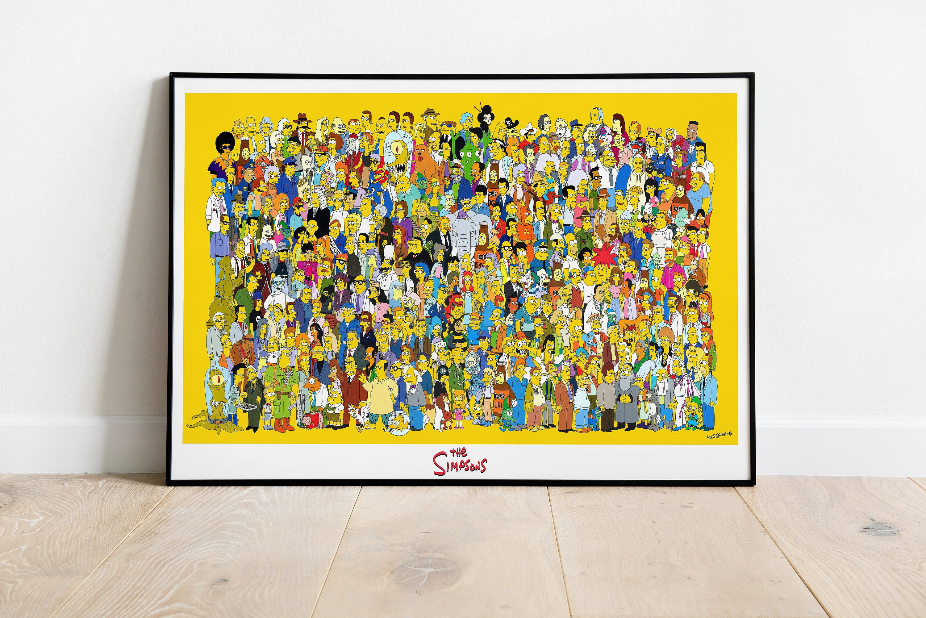 POSTER Simpson, Simpson Poster, List of all the characters of Simpsons ...