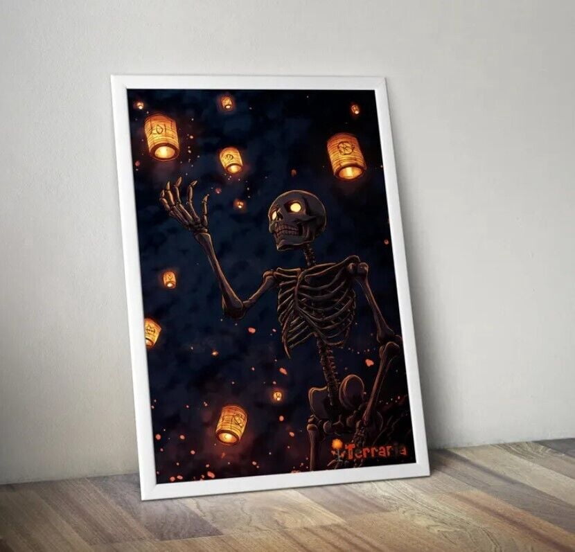 POSTER Skeletons | Terraria Poster | Terraria Artwork | Gaming Poster ...