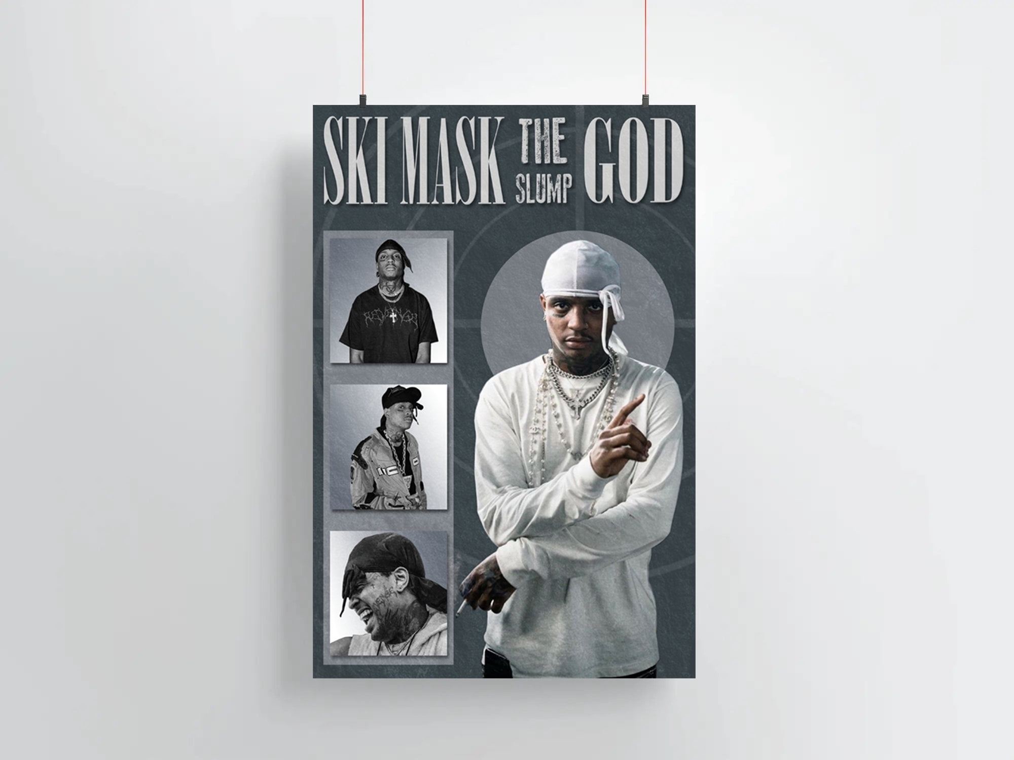 POSTER Ski Mask The Slump God - Poster | Punk Rap, Hip-Hop Poster With ...