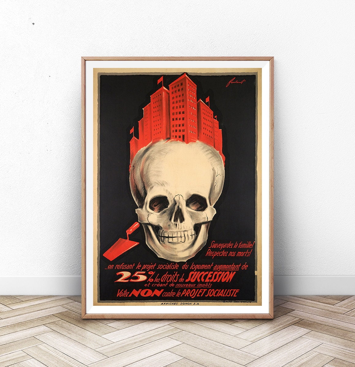 POSTER Skull Art, War Propaganda Poster, Nuclear Art, Political Poster ...