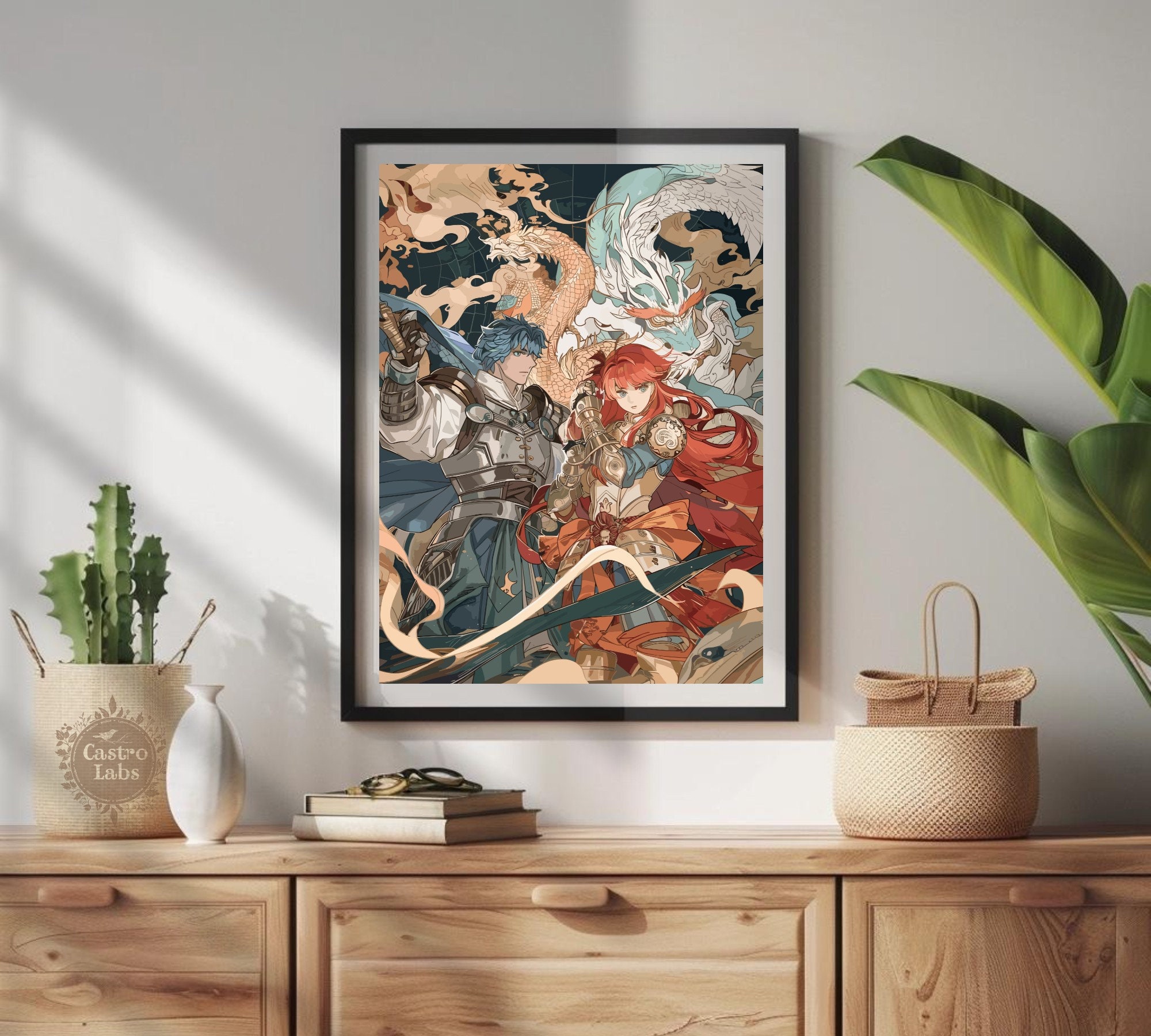 POSTER Skyrim Poster - Elders Scroll Skyrim Artwork, ESO Inspired Art ...