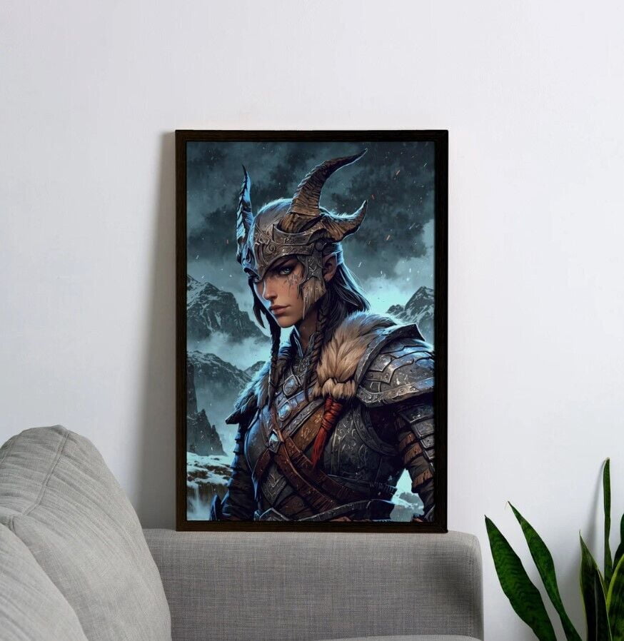 POSTER Skyrim poster, minimalist, posters, gaming print, gaming poster ...