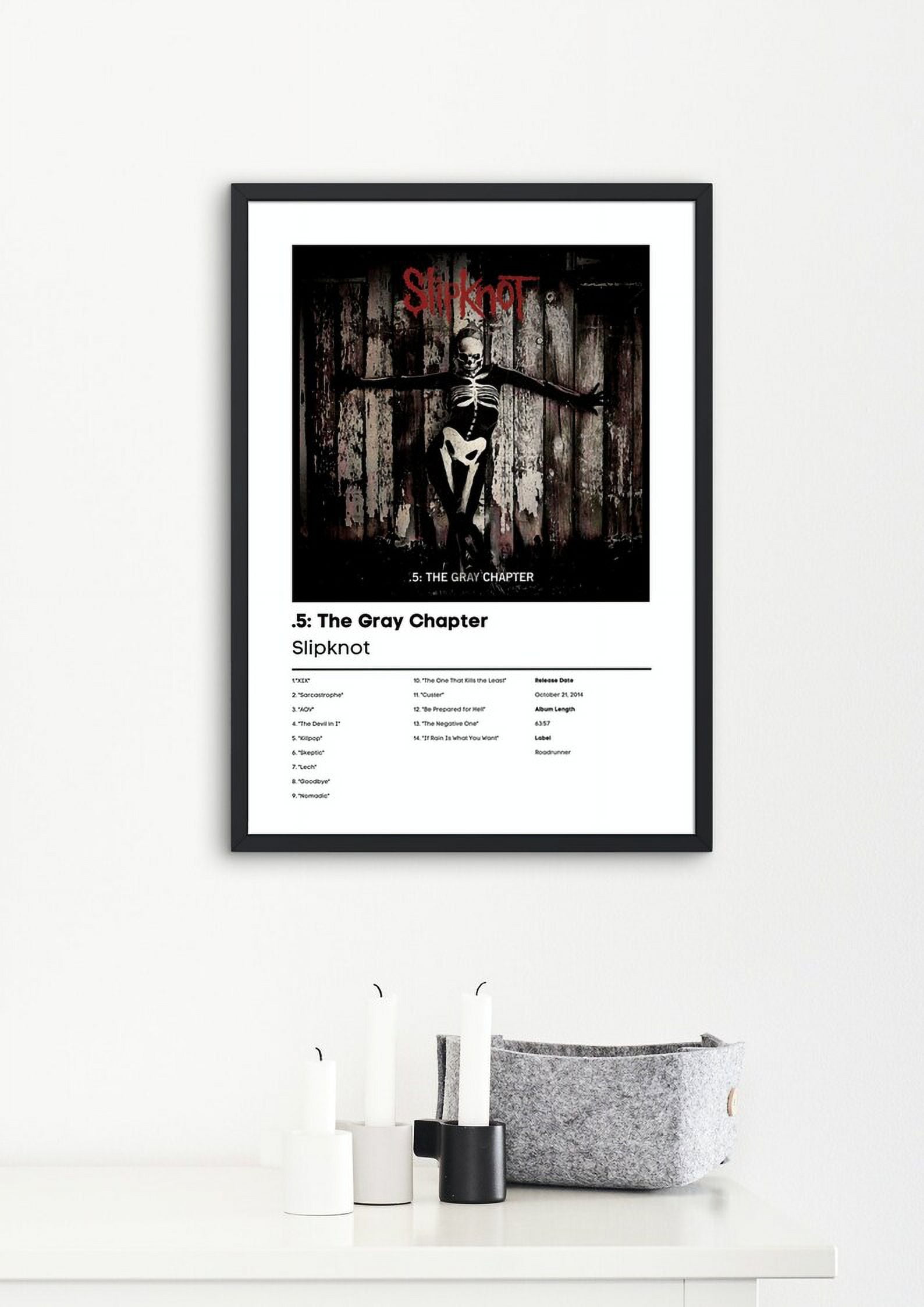 POSTER Slipknot, 5 The Gray Chapter | Slipknot Music Gift | Birthday ...