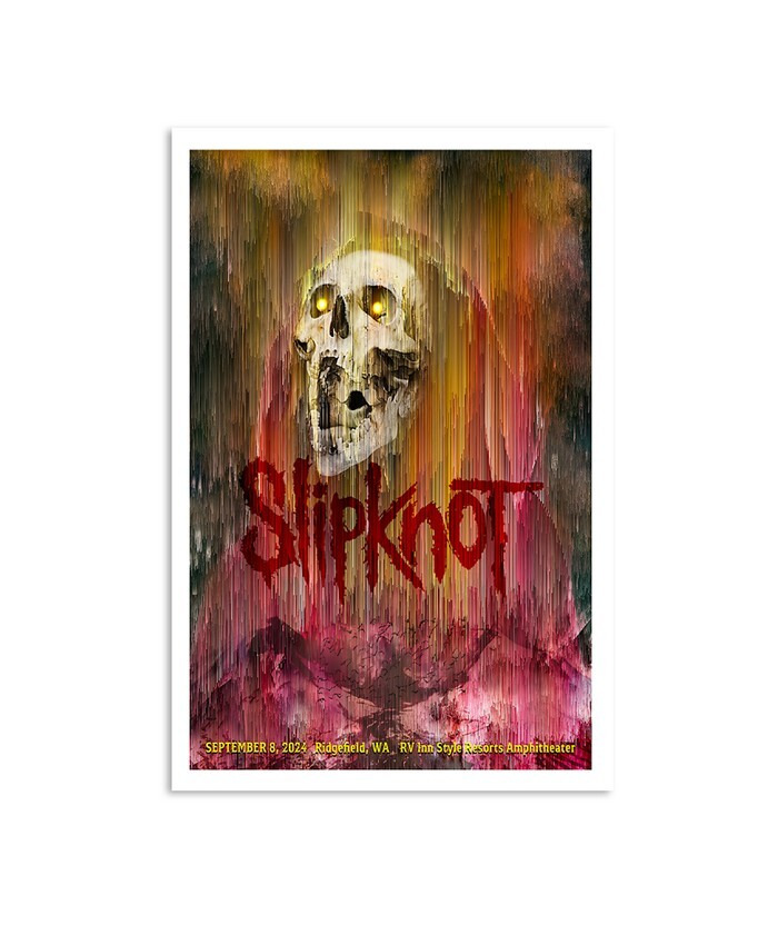 POSTER Slipknot Sept 8 RV Inn Style Resorts Amphitheater Ridgefield,WA ...
