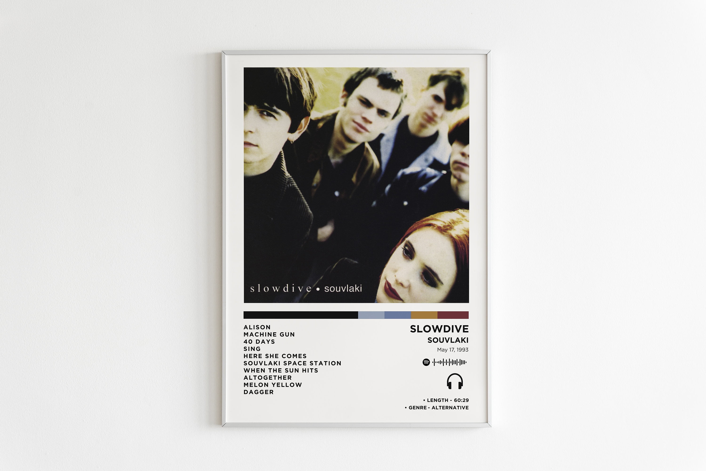POSTER Slowdive - Souvlaki Album Poster / Album Cover Poster / Music ...