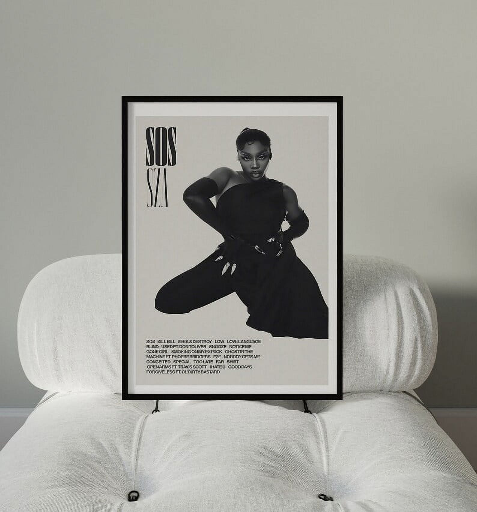 POSTER SoS SZA Poster Wall Art, Album Cover Print, SZA Wall Art, SZA ...