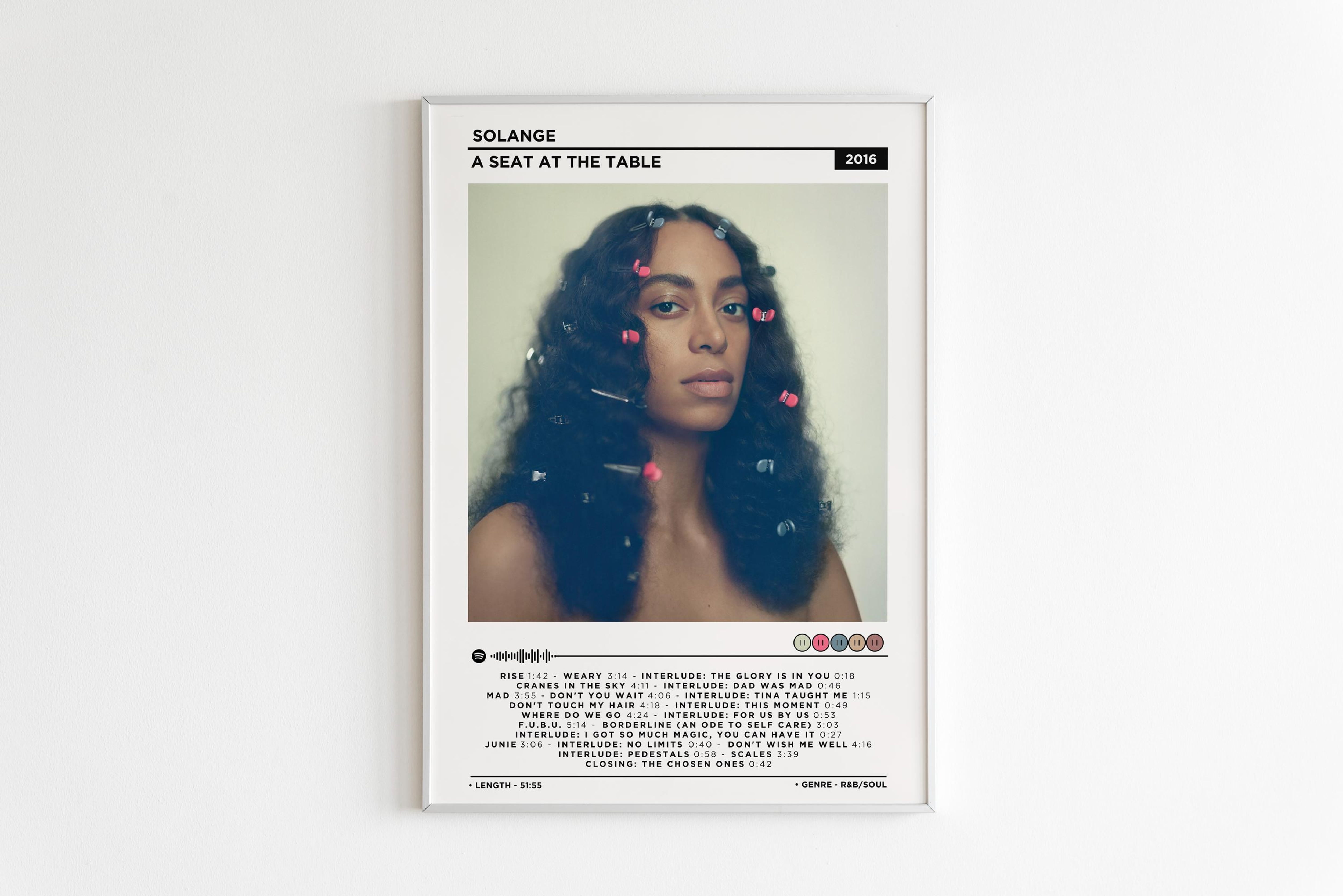 POSTER Solange - A Seat At The Table Album Poster / Album Cover Poster ...