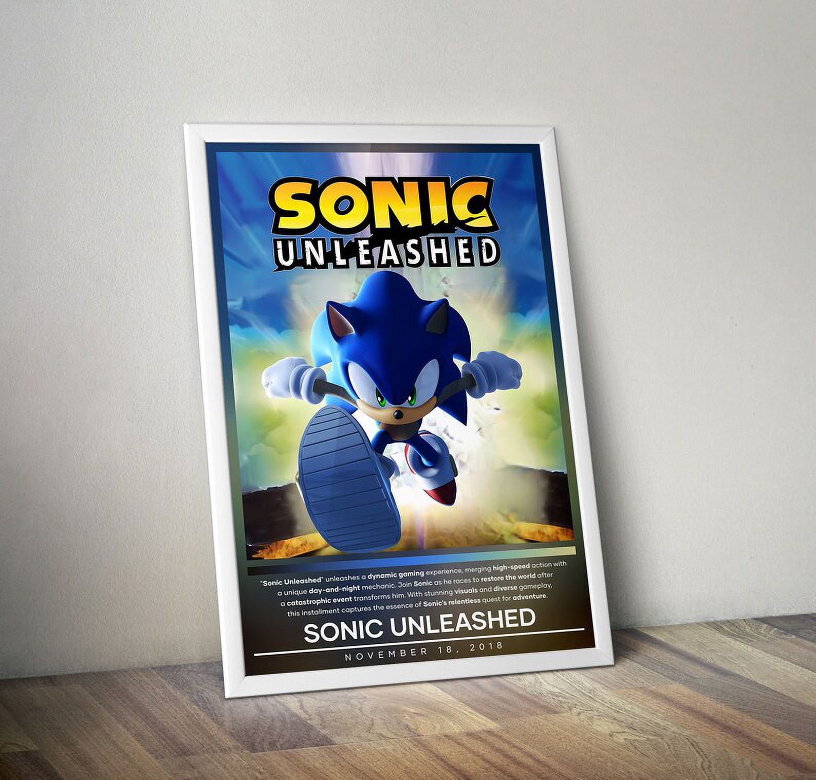 POSTER Sonic Unleashed Poster | Sonic Prints | Gaming Poster | s ...