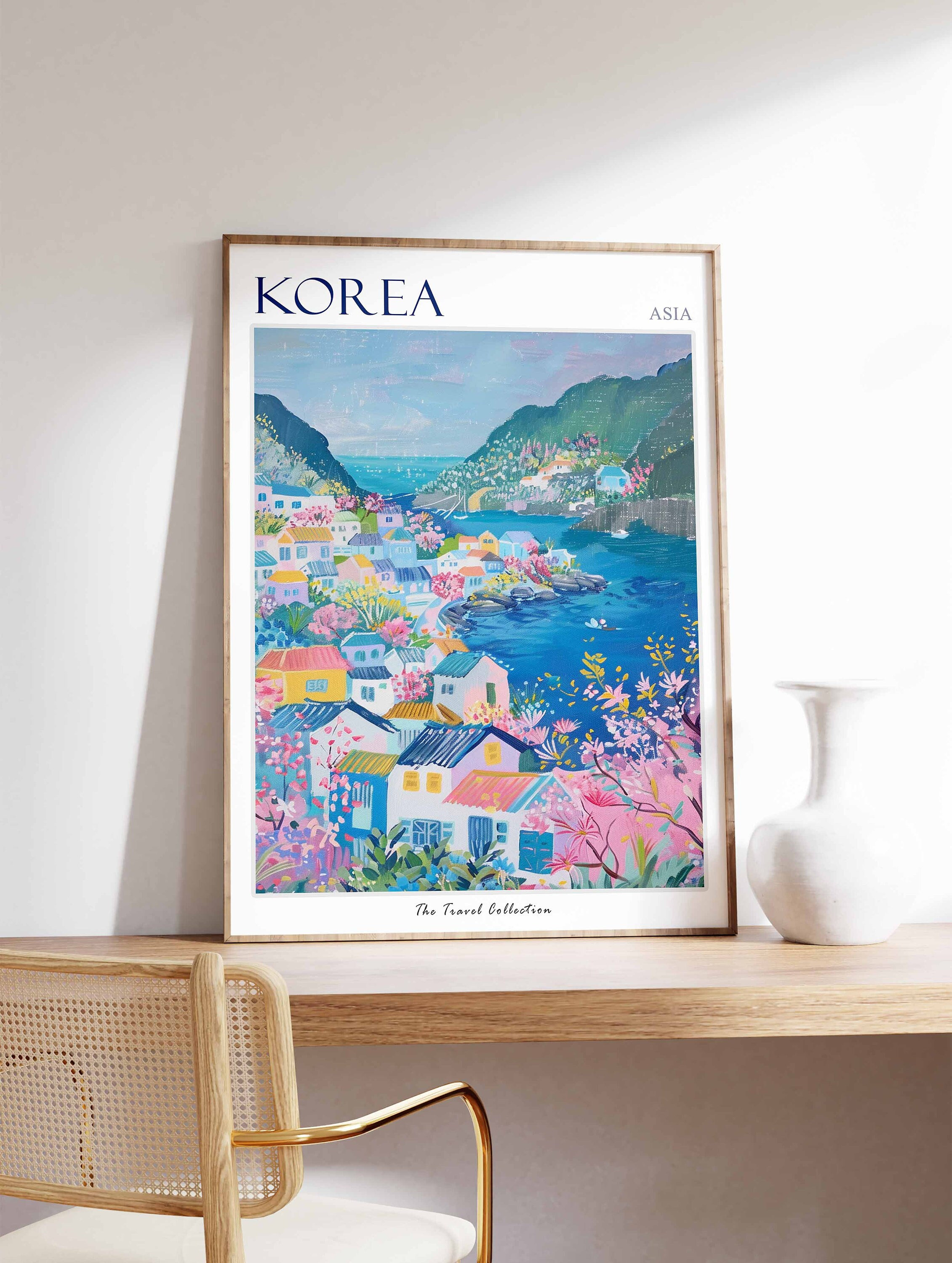 POSTER South Korea Poster, Korea Travel Print, Asian Decor, Korean ...