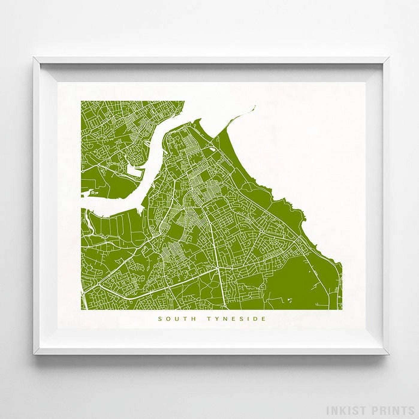 POSTER South Tyneside Print, England Print, South Tyneside Poster ...