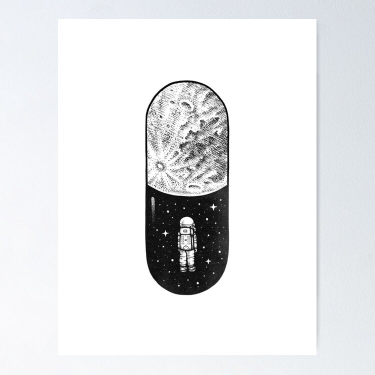 POSTER Space Capsule POSTER UNFRAMED, 8x12 - Walmart.com