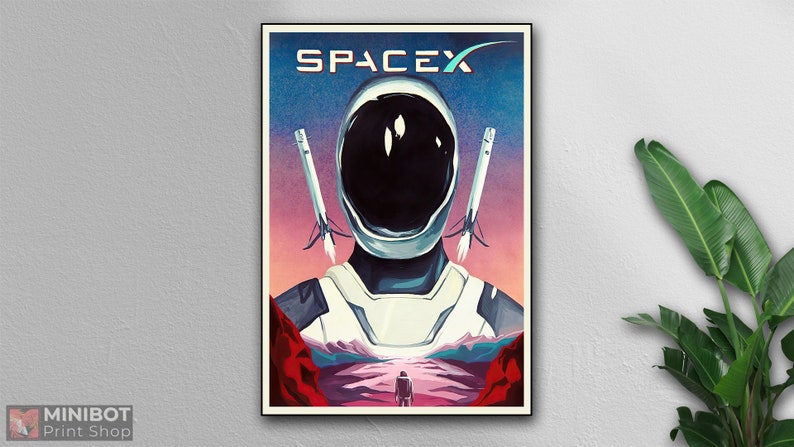 POSTER SpaceX Astronaut Poster-UNFRAMED - Walmart.com