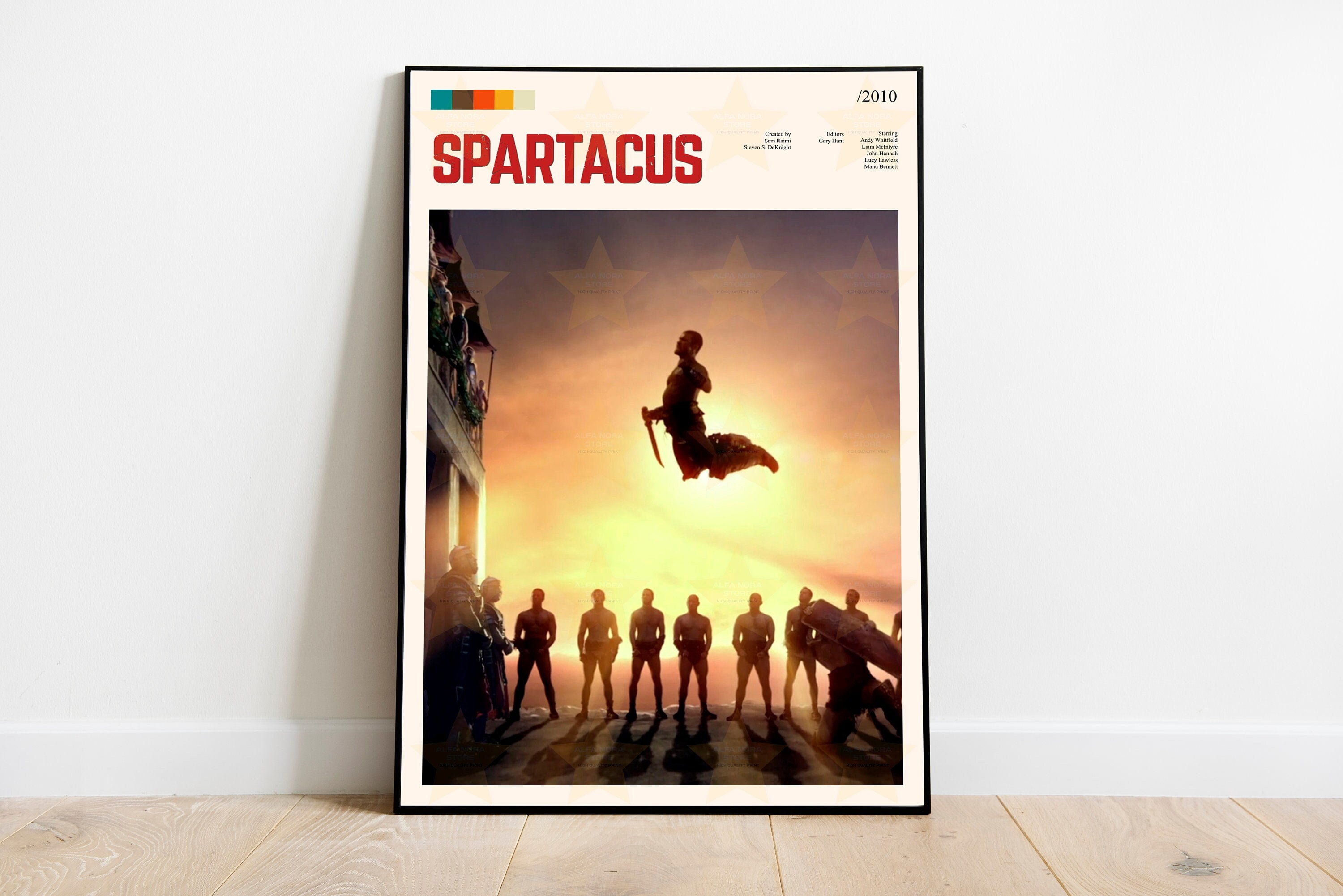 POSTER Spartacus / Spartacus Poster / TV Series Poster / Minimalist ...