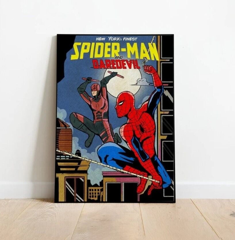 POSTER Spiderman Poster, Daredevil Poster, Daredevil Print, No Way Home ...