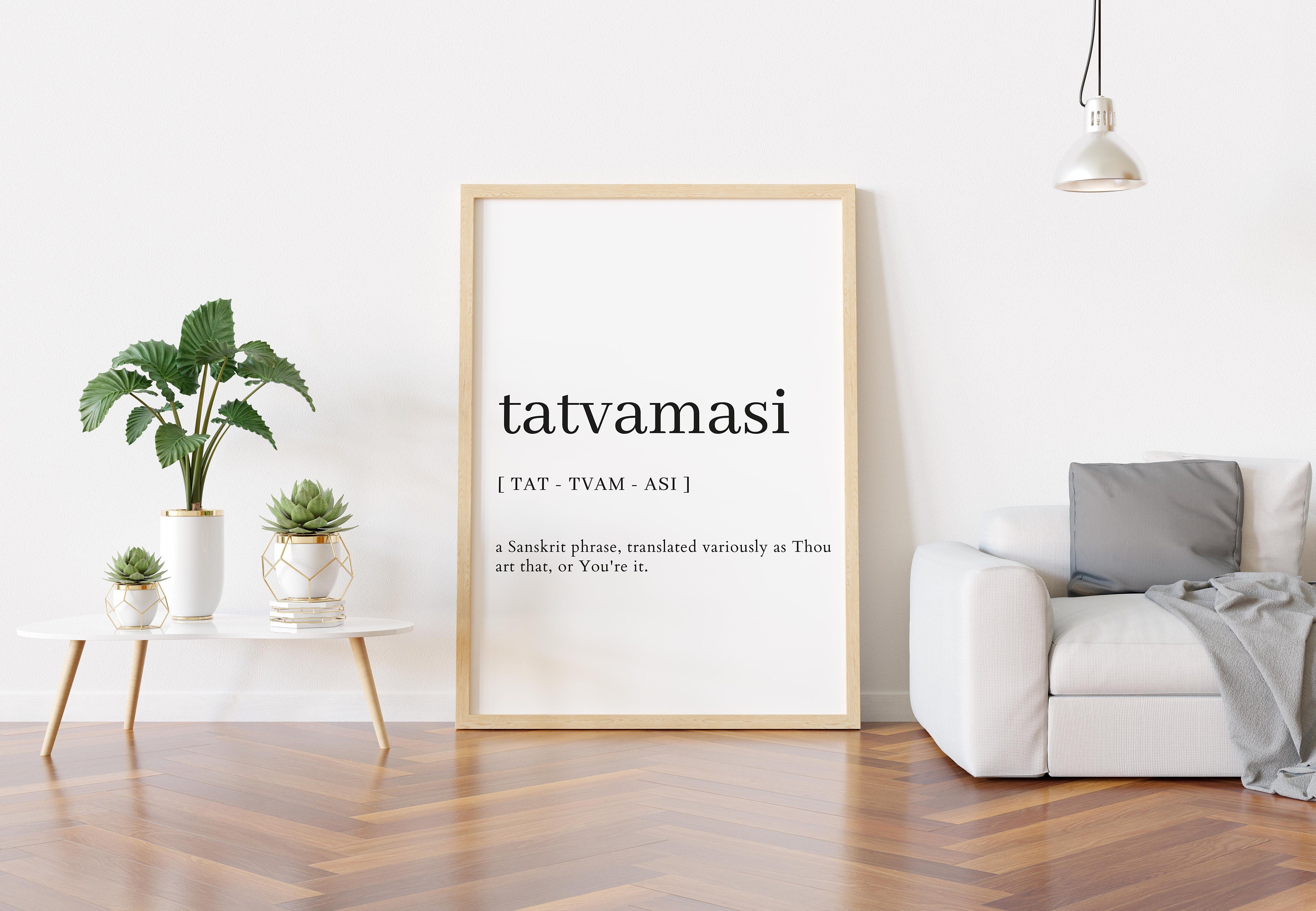 POSTER Spiritual, Indian, Tatvamasi, Sanskrit, Quotes, Prints, Gift ...