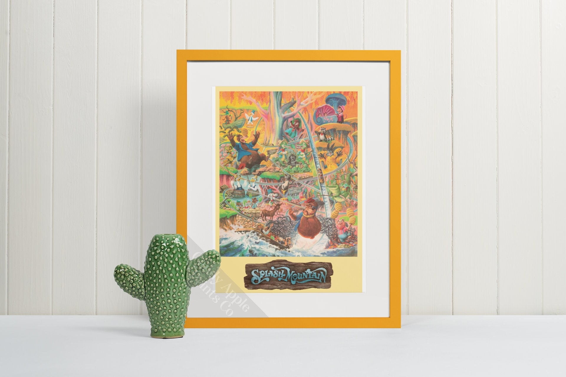 POSTER Splash Mountain Print - Disney Print, Disney Ride Print, Vintage ...