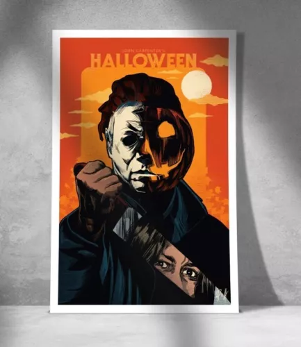 POSTER Spooky Themed Poster, Horror Artwork, Haunting Wall Art UNFRAMED ...