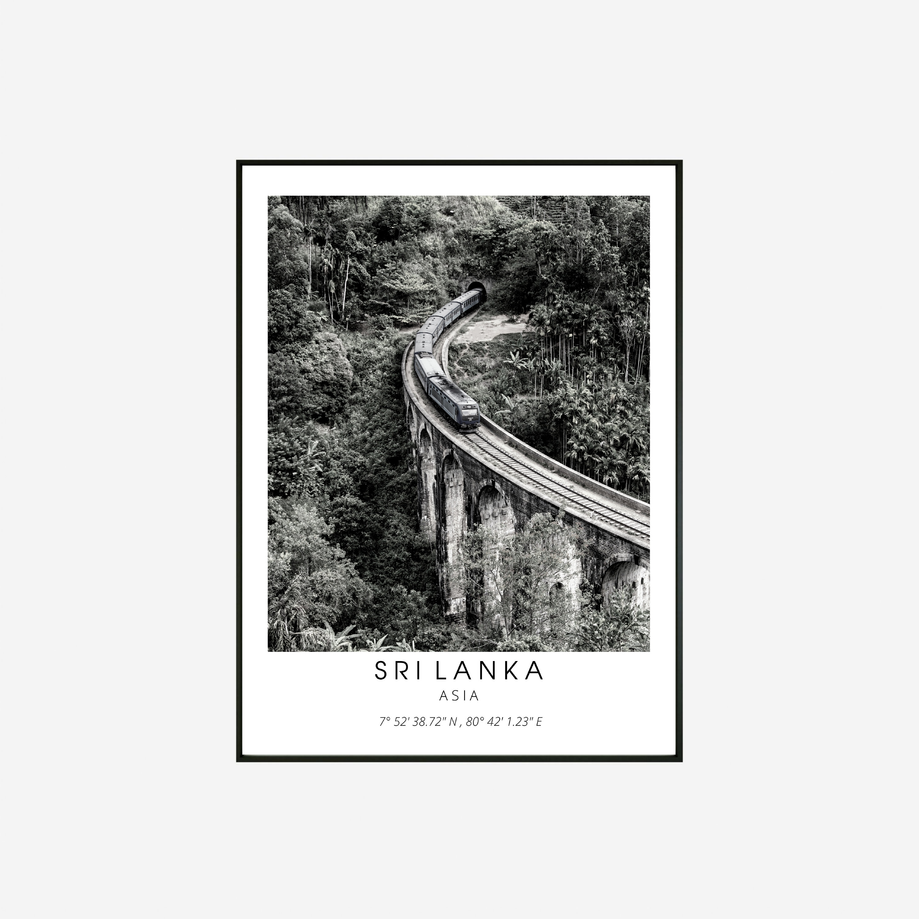 POSTER Sri Lanka Wall Art-Minimalist Wall Art-Sri Lanka Print, Sri ...