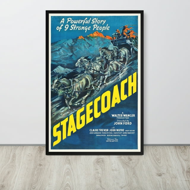 POSTER Stagecoach (1939) Vintage Movie Poster-UNFRAMED - Walmart.com