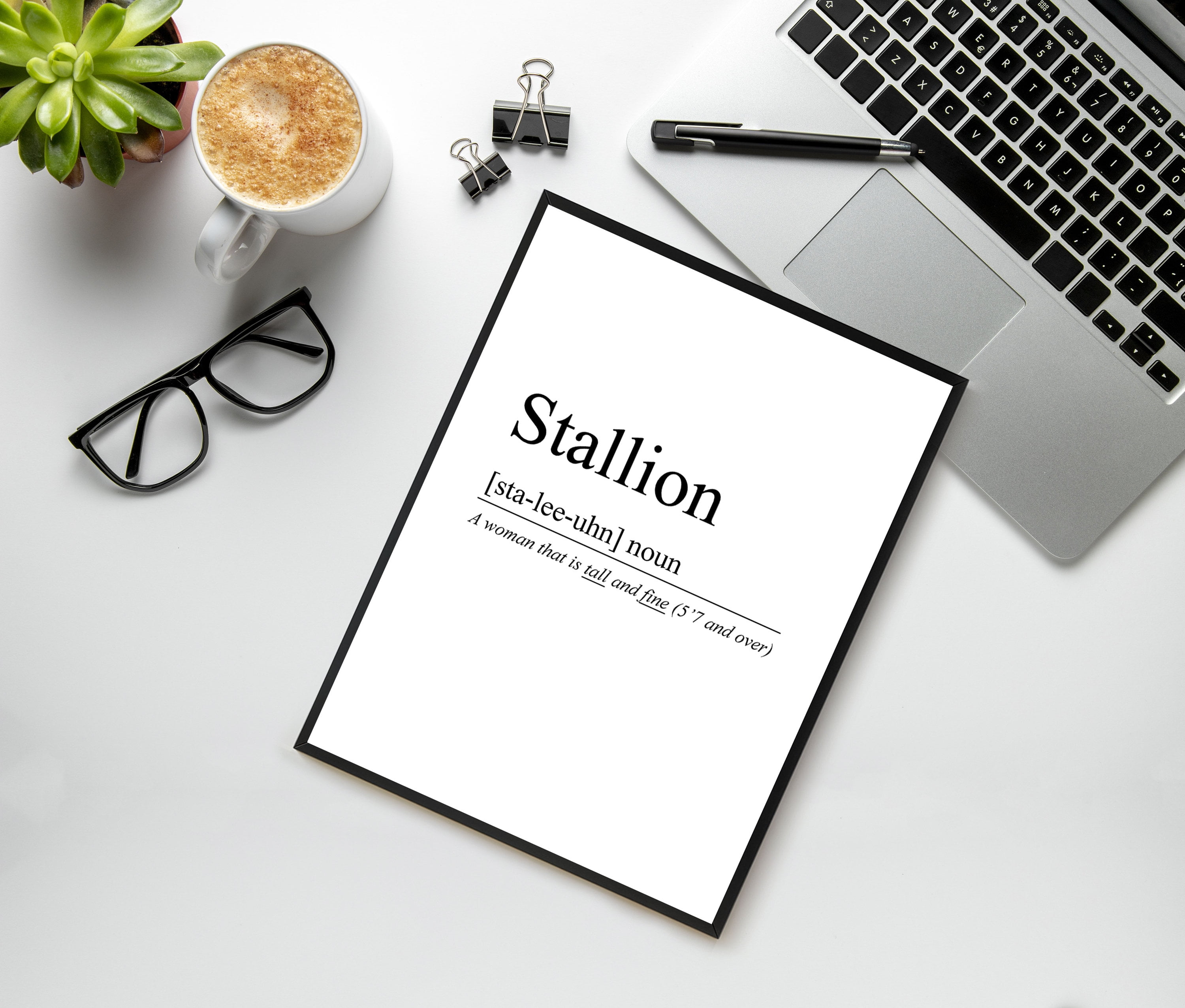 POSTER Stallion Gift, Hustler Definition, Wall Art, Wall Decor, Poster ...