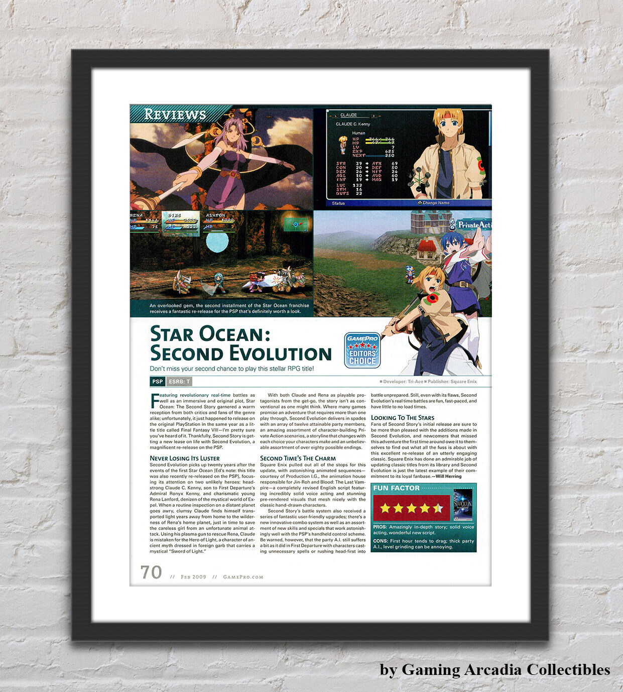 POSTER Star Ocean Second Evolution PSP Poster-24x36-UNFRAMED - Walmart.com