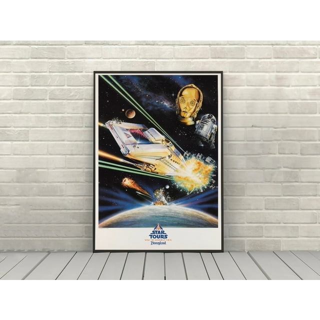 POSTER Star Tour Poster Vintage Disney Attraction posters Disney World ... POSTER Star Tour Poster Vintage Disney Attraction posters Disney World ...
