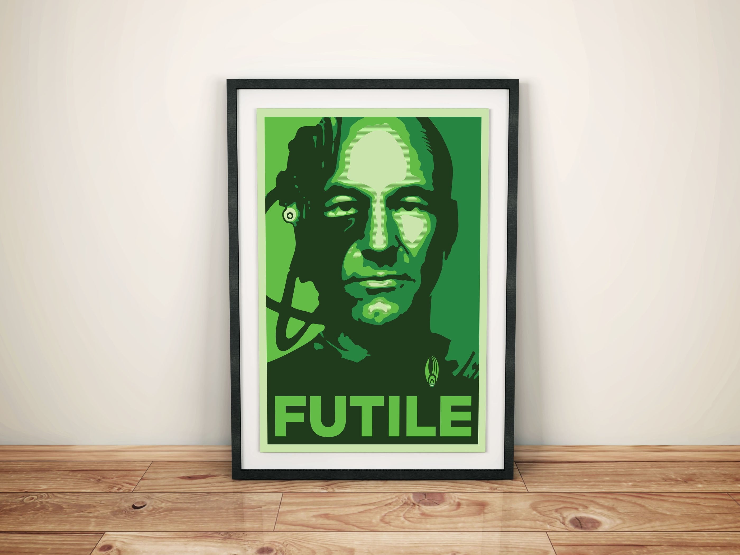 POSTER Star Trek Inspired Barack Obama Shepard Fairey style Star Trek ...