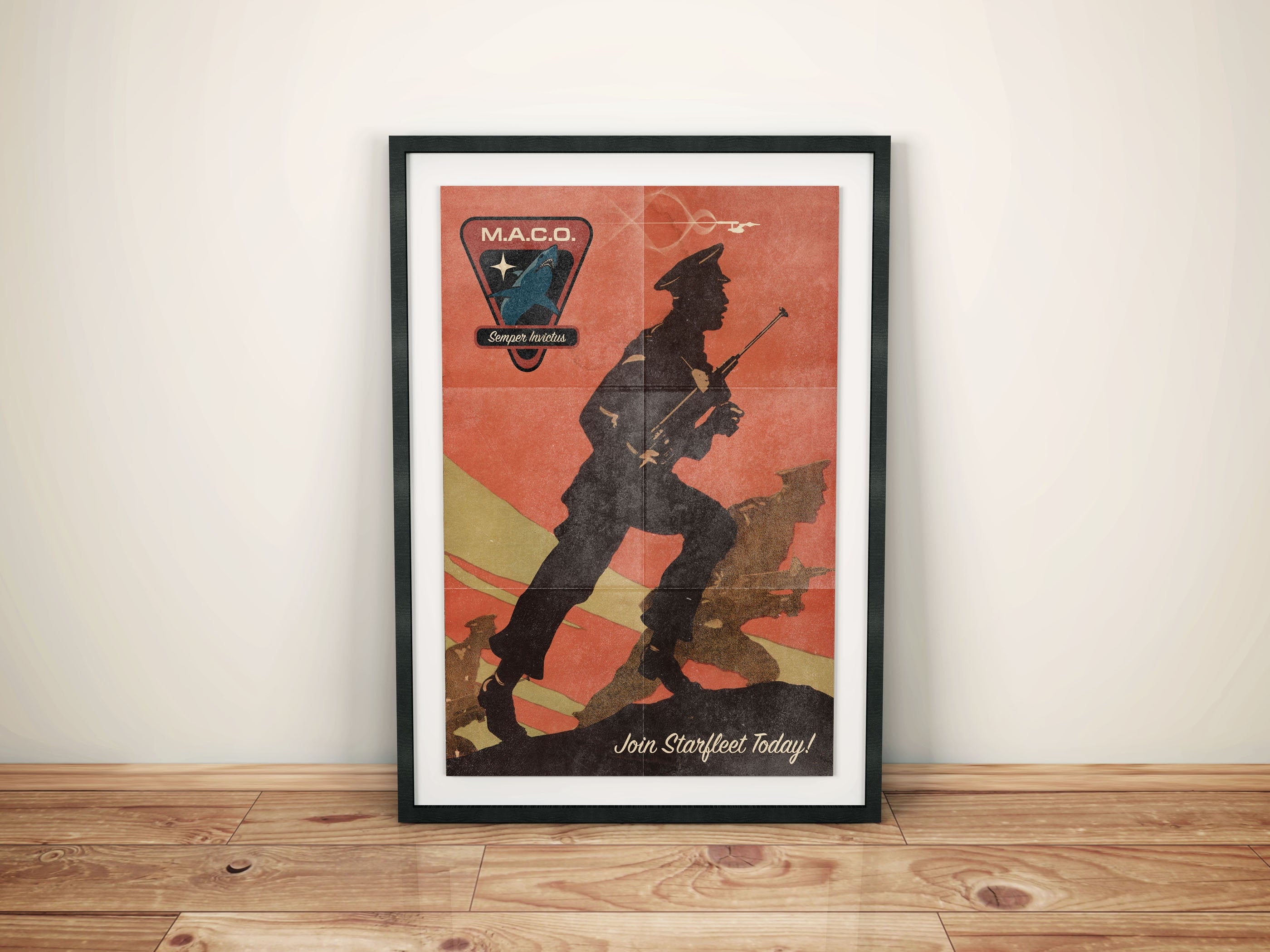 POSTER Star Trek MACO Inspired Vintage Recruitment Propaganda Art Print ...