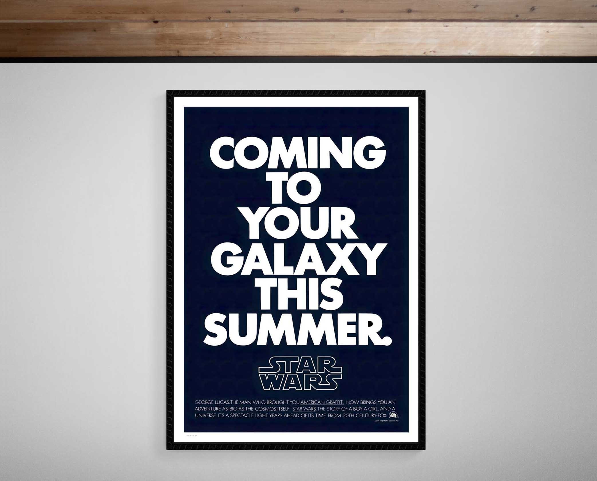 POSTER Star Wars • 1977 • Giclée Print-UNFRAMED - Walmart.com