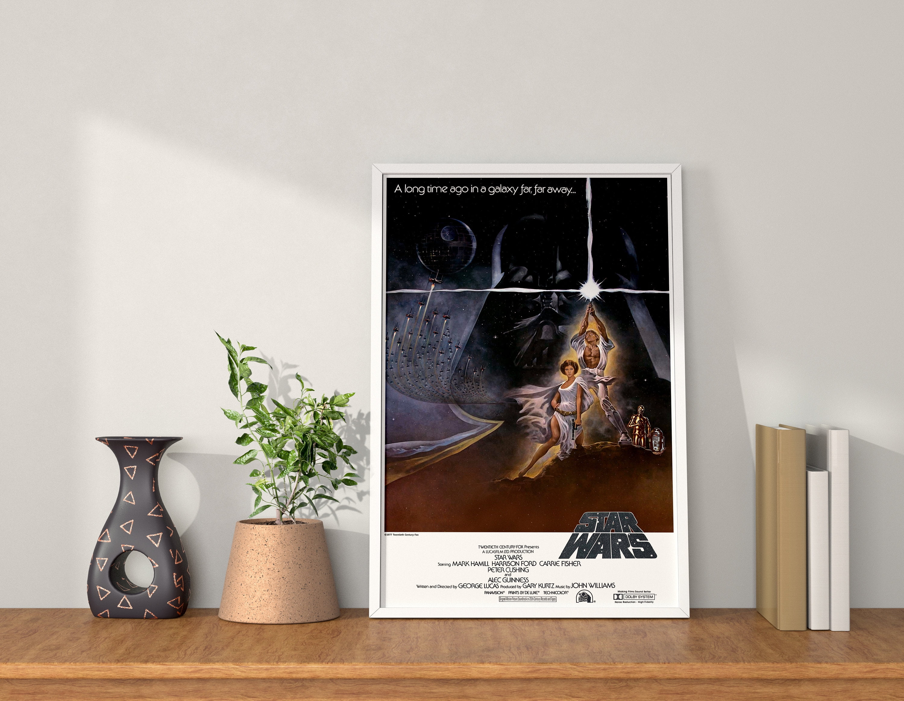 POSTER Star Wars 1977 Retro poster | Classic Vintage Style Art Print ...