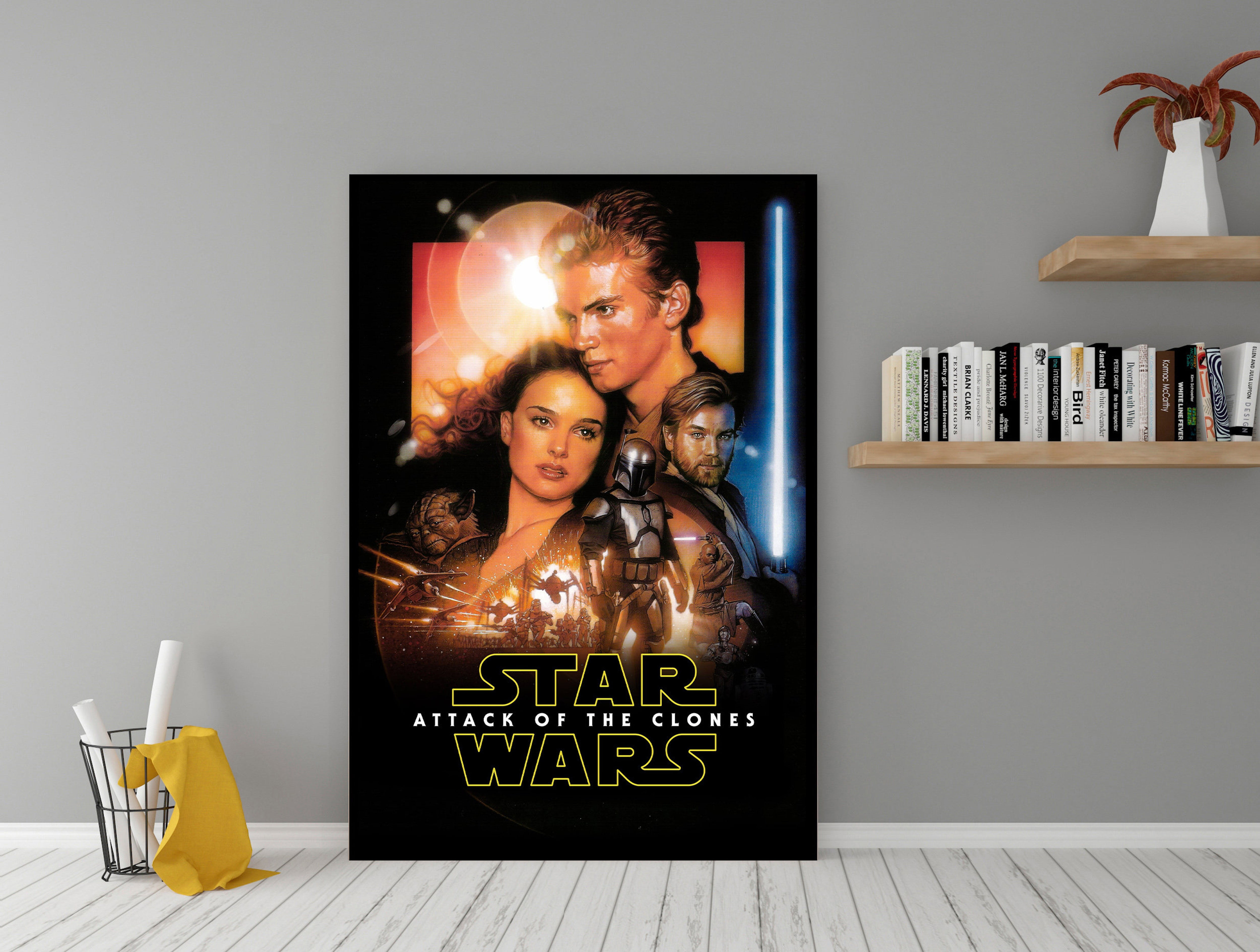 POSTER Star Wars Episode II - Attack of the Clones Movie Poster - High ...