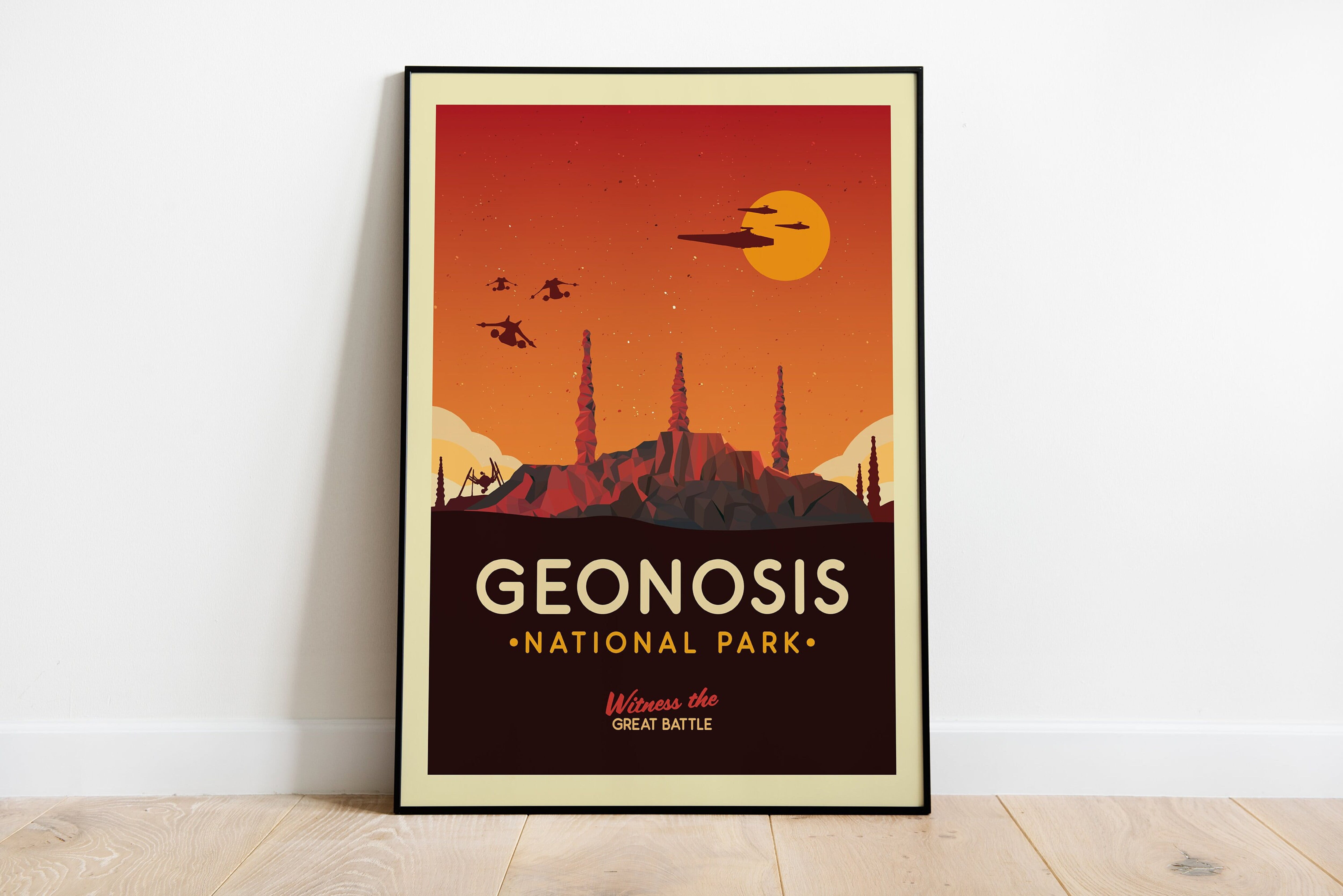 POSTER Star Wars Geonosis National Park Poster, Star Wars Galaxy ...